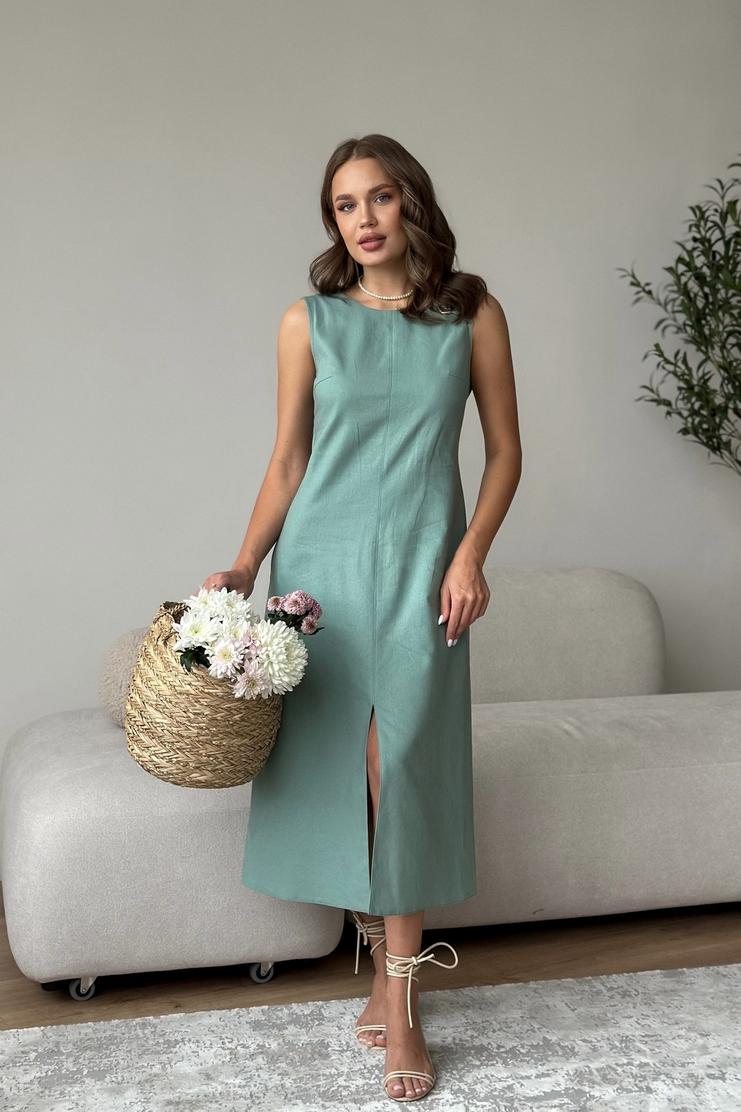 *Платье 1994 мята DilanaVIP купить в интернет магазине Велесмода